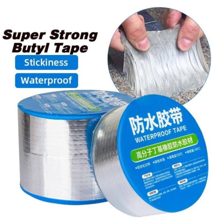 Aluminum Foil Adhesive Tape Butyl Rubber Foil Self Adhesive High ...