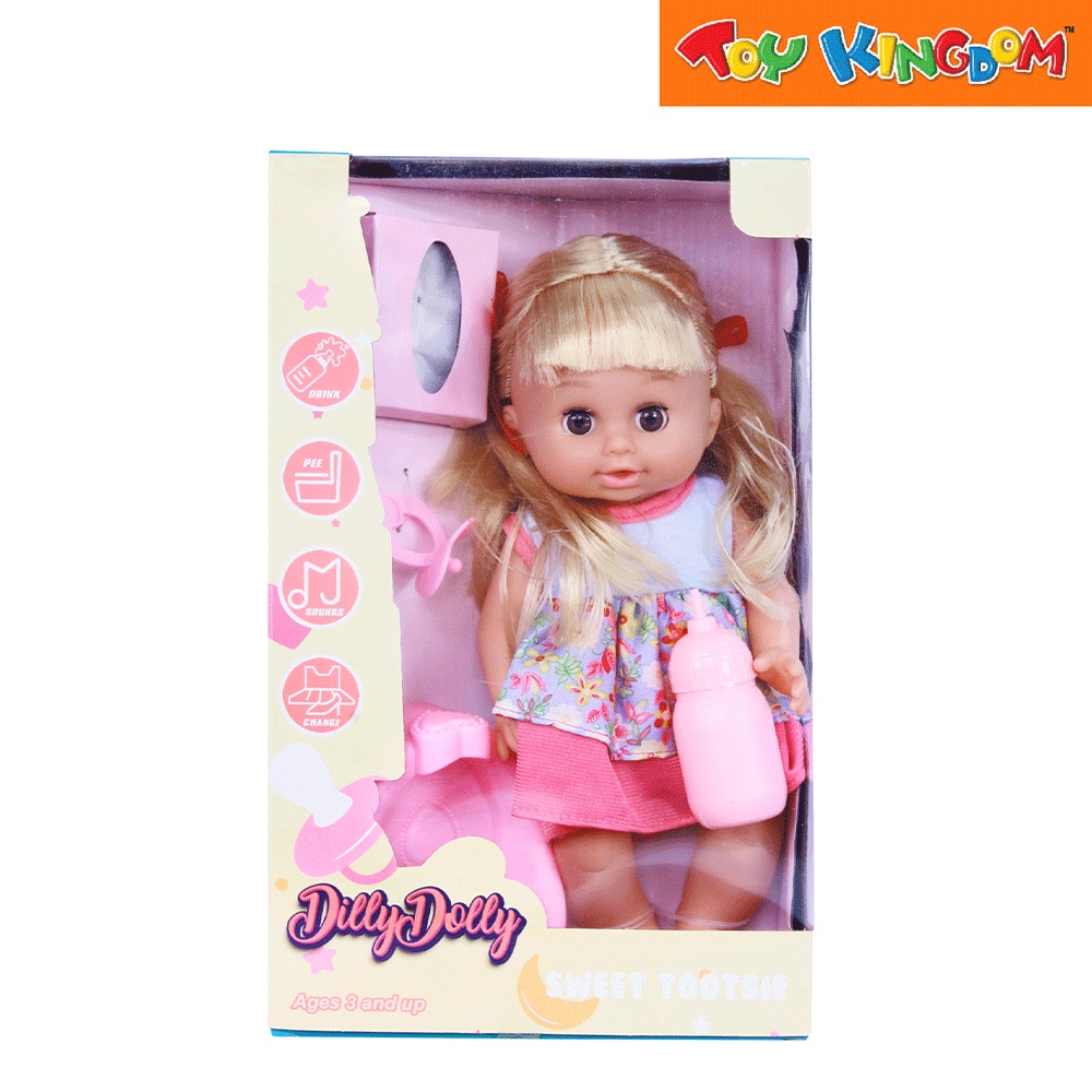 Dilly Dolly Sweet Tootsie Blue/Pink Dress Doll | Shopee Philippines