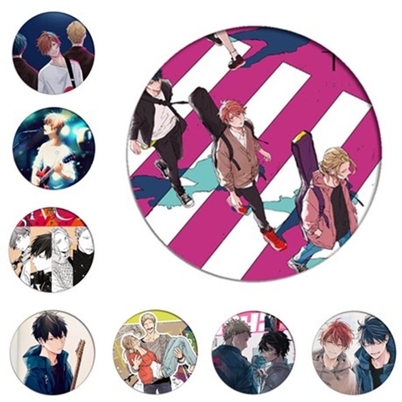 Anime GIVEN Cosplay Badge Uenoyama Ritsuka Brooch Pin Accessories For ...
