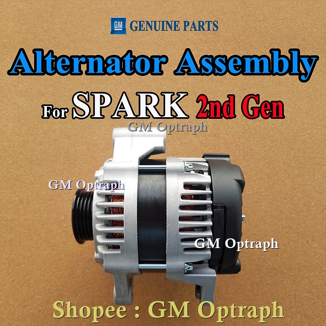 Chevrolet SPARK 2nd Gen (2010~15) Alternator Assembly ( 100% ORIGINAL ...