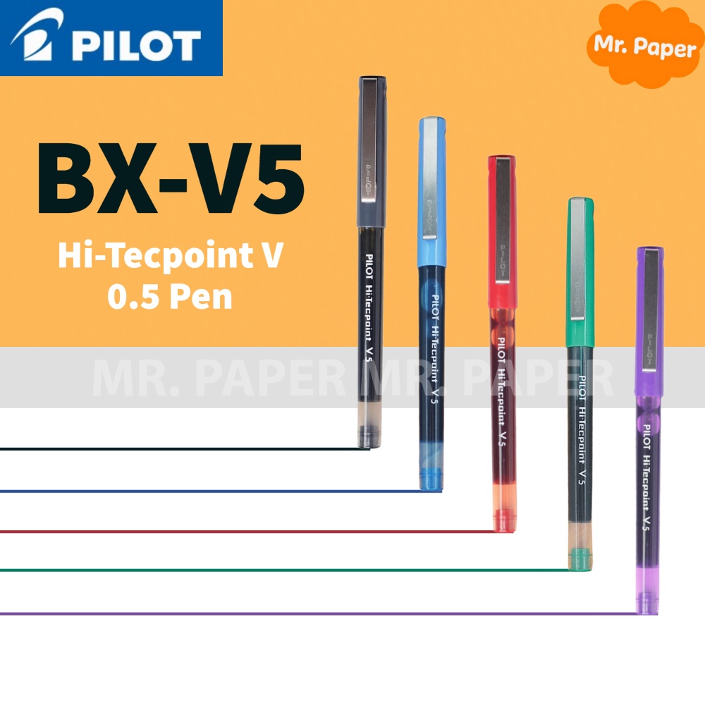 Pilot Hi-Tecpoint V Pen | 0.5mm 0.7mm | BX-V5 BX-V7 | Mr. Paper ...