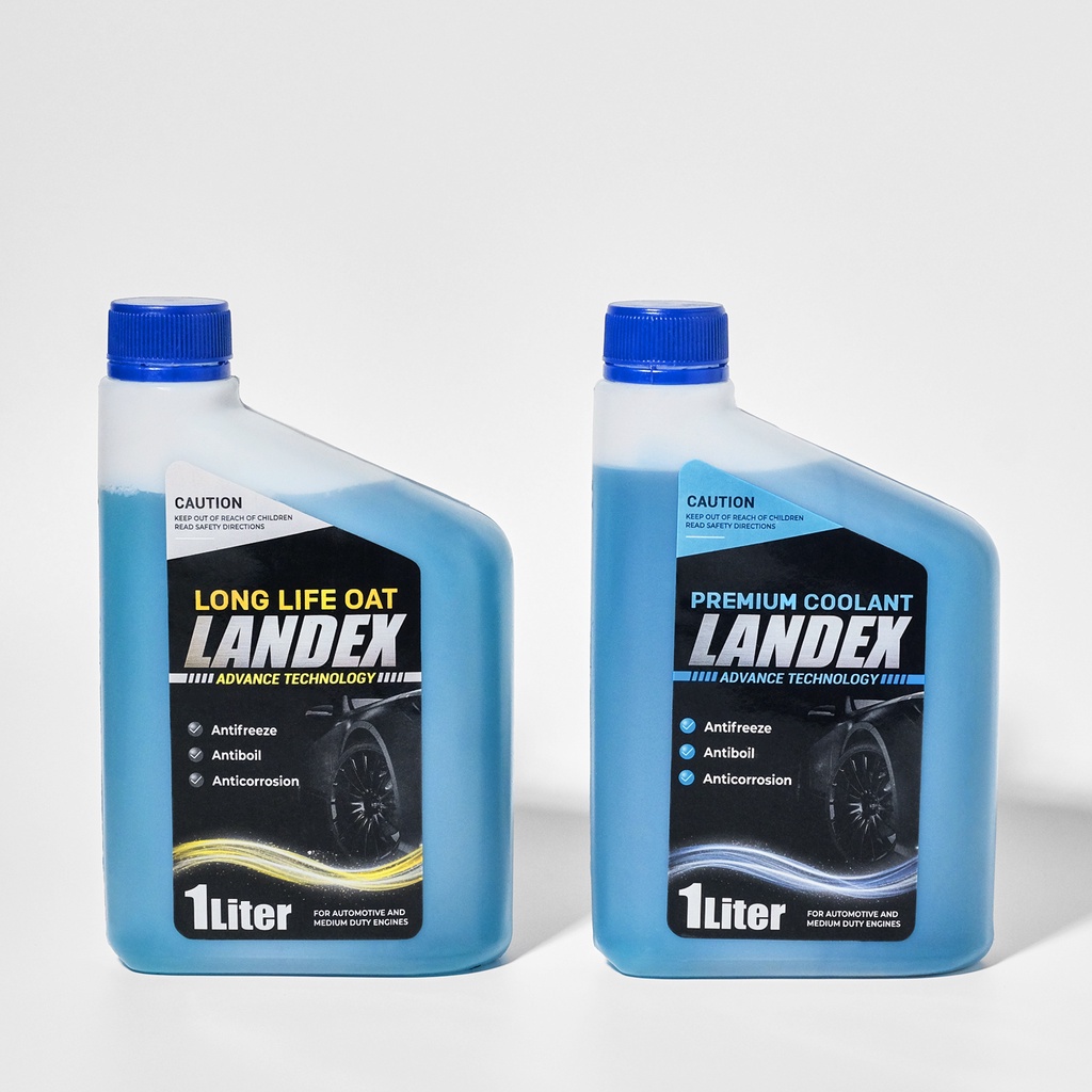 LANDEX PREMIUM COOLANT WITH OR WITHOUT OAT TECHNOLOGY ANTI FREEZE ANTI ...