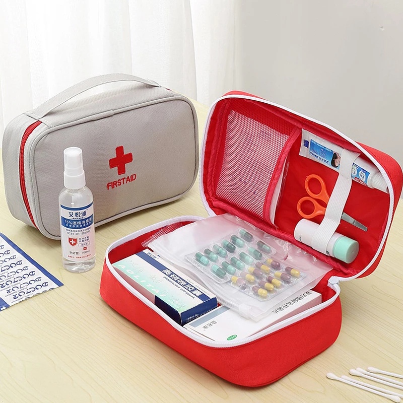 【COD】First Aid Kit Set Family Emergency Kit Portable Medicine Pouch ...