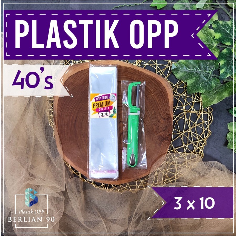 Thick OPP Plastic 3x10 40s Micron OPP Plastic Glue OPP Plastic Seal ...