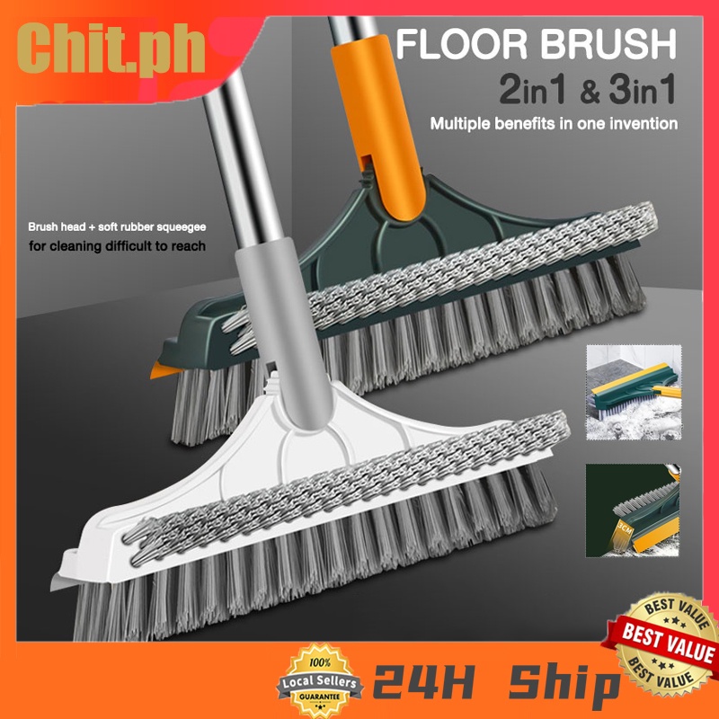 CHIT Multi Size Cleaning Brush Long Handle Floor Brush Scrub Brush for ...