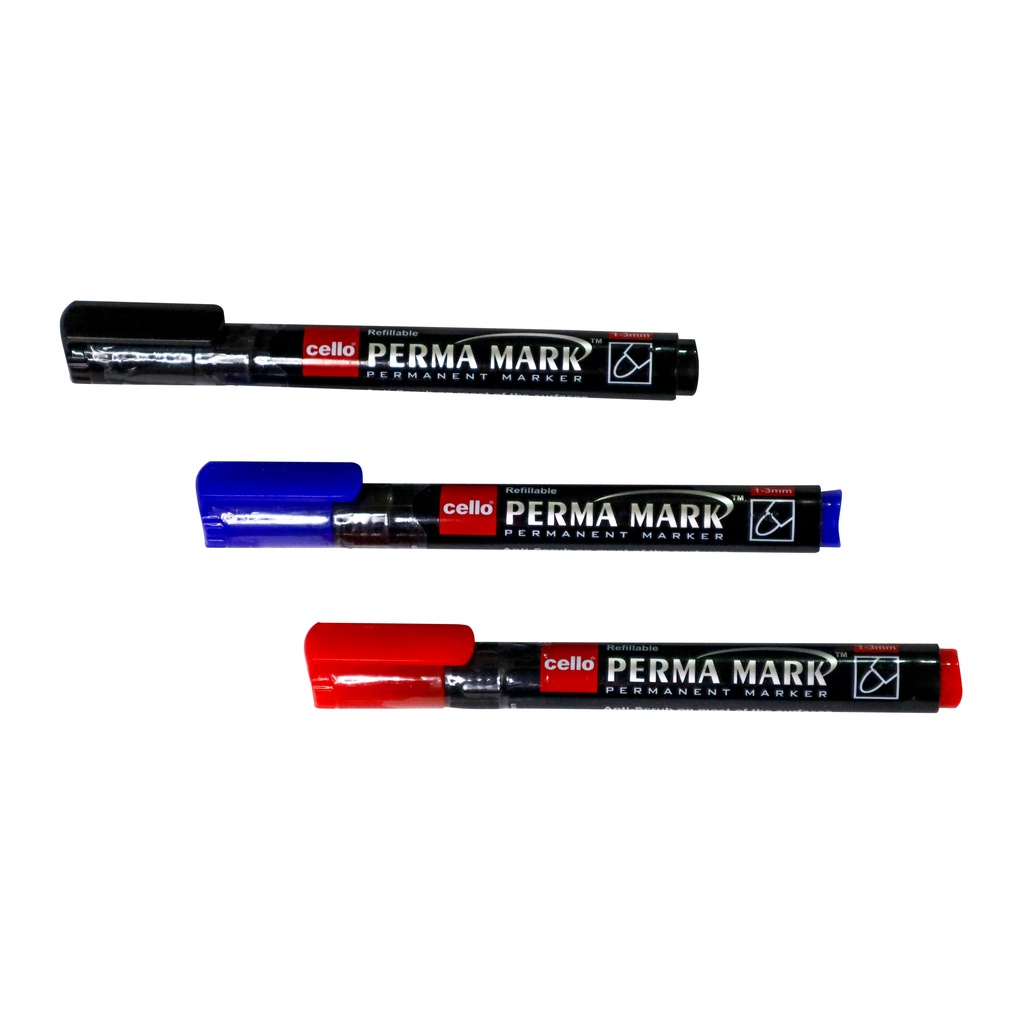 CELLO Marker Perma Mark Permanent Refillable Fine (Piece) | Shopee ...