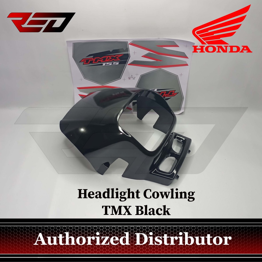 Headlight Cowling TMX Red/ Blue / Black With Sticker | Shopee Philippines