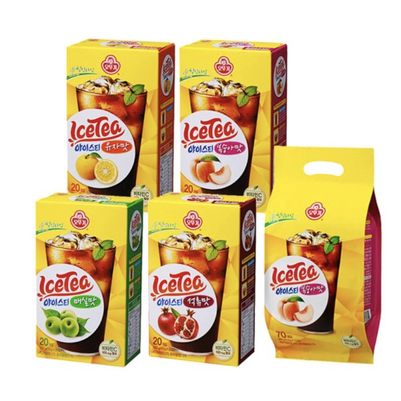 Ottogi Peach Iced Tea Peach Tea Powder 20s | Shopee Philippines