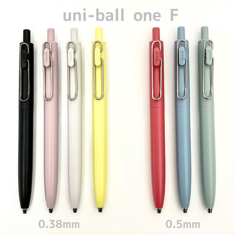 Uni-ball One F 0.38 0.5 mm Gel Ballpoint Pen UMNSF38F UMNSF05F | Shopee ...