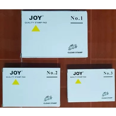 JOY Stamp Pad Joy Dry No. 1, 2, 3 Sold Per Pad | Shopee Philippines