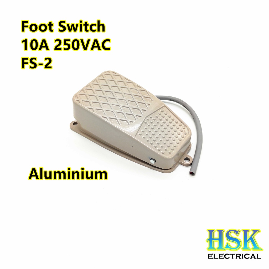 Pedal Switch Foot Switch FS-2 10A Aluminum | Shopee Philippines