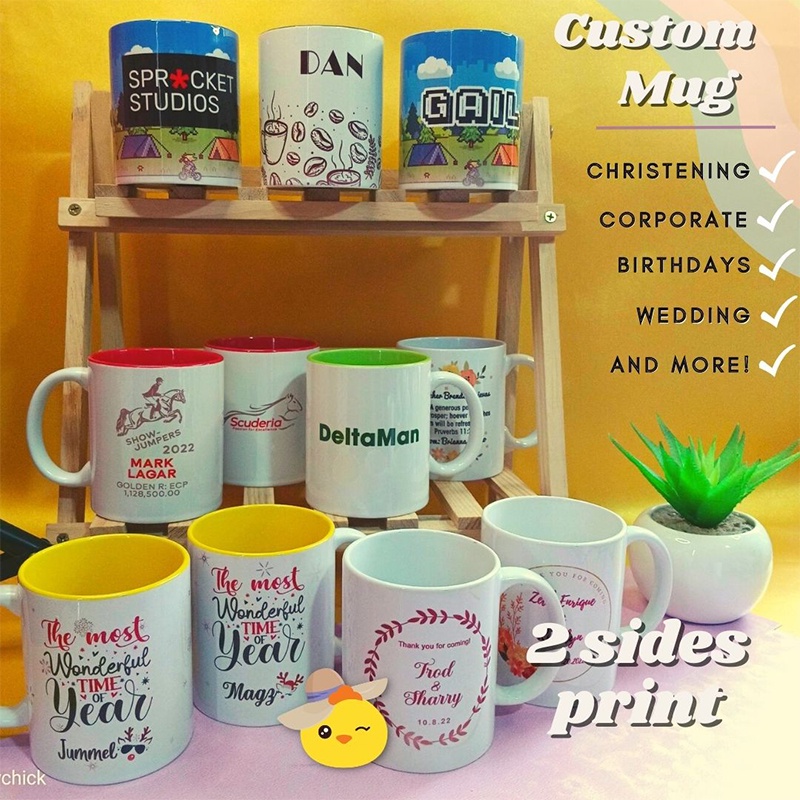 Customized Mug for Wedding, Corporate, Birthdays, Christening, Baptism ...