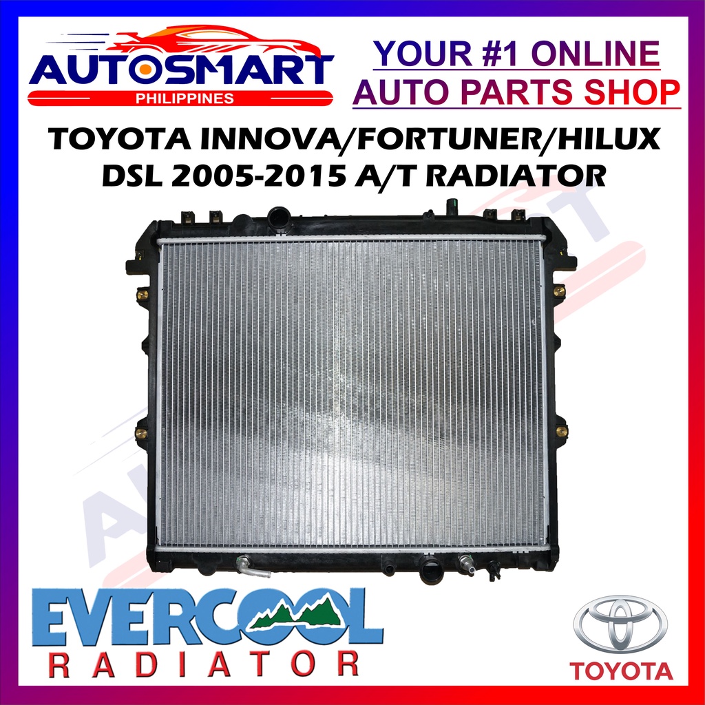 Evercool Radiator Toyota Innova/Hilux/Fortuner 2005-2015 Diesel ...