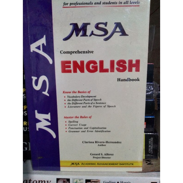 MSA Comprehensive ENGLISH Hsndbook | Shopee Philippines