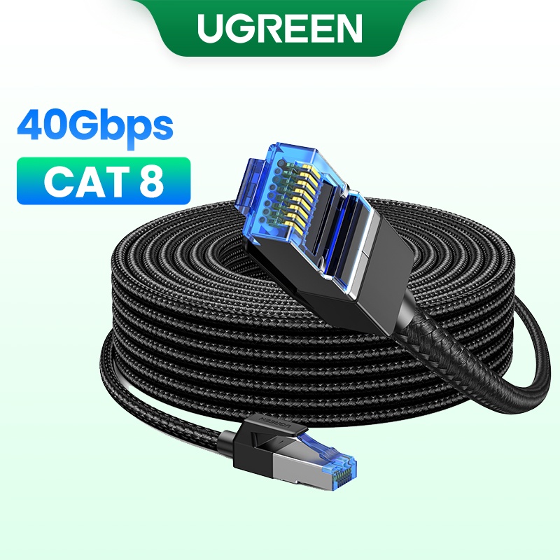 Ugreen Network Cable And Ethernet Cat8 40Gbps 10-20M Cotton Cable ...