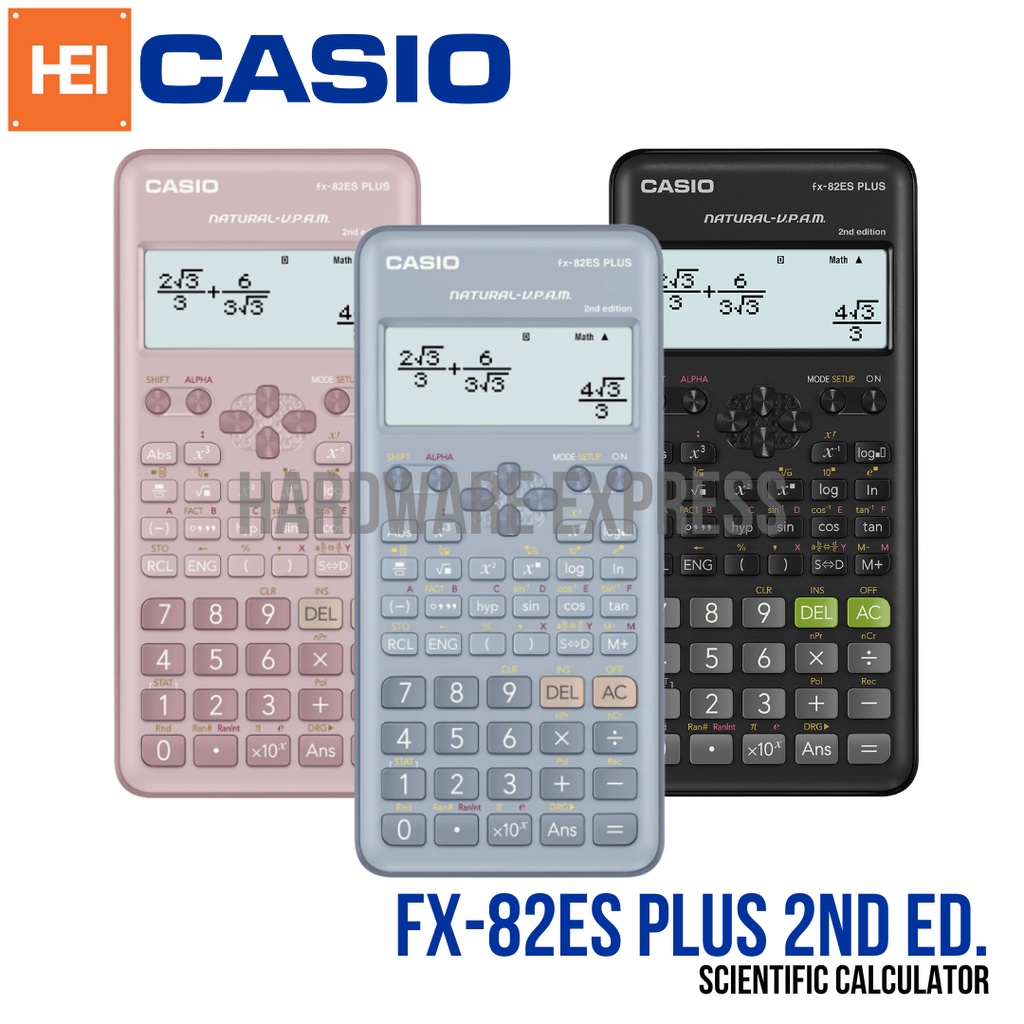 CASIO Scientific Calculator FX-82ES PLUS 2nd Edition 100% Original ...
