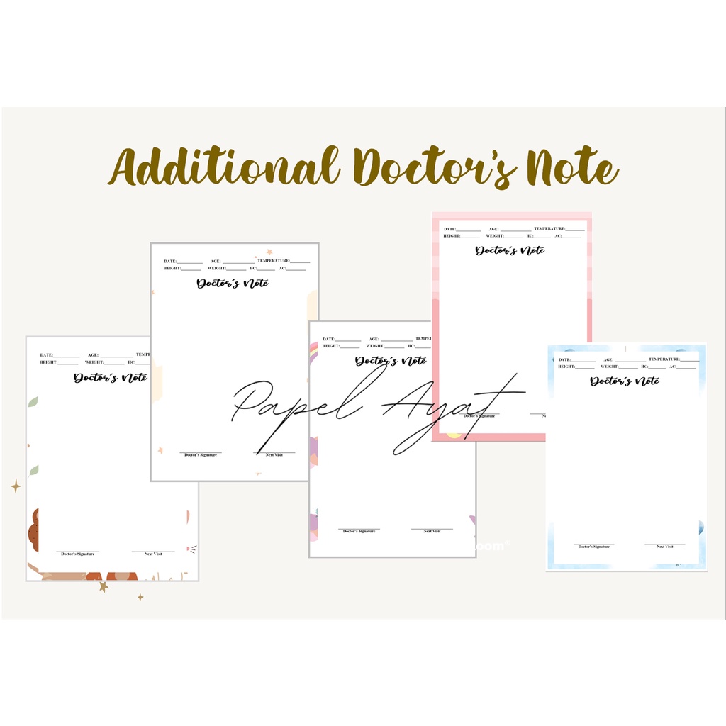Baby Book Additional Pedia Notes | Shopee Philippines