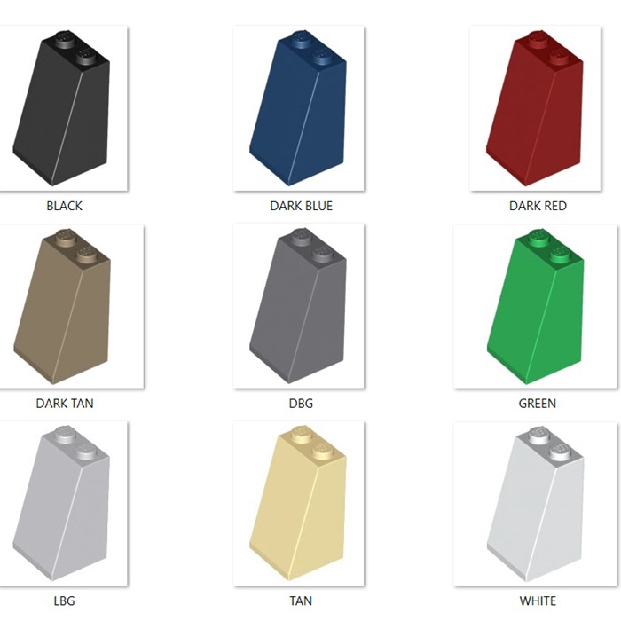 LEGO® Part: Slope 75 2x2x3 (sold per piece) | Shopee Philippines