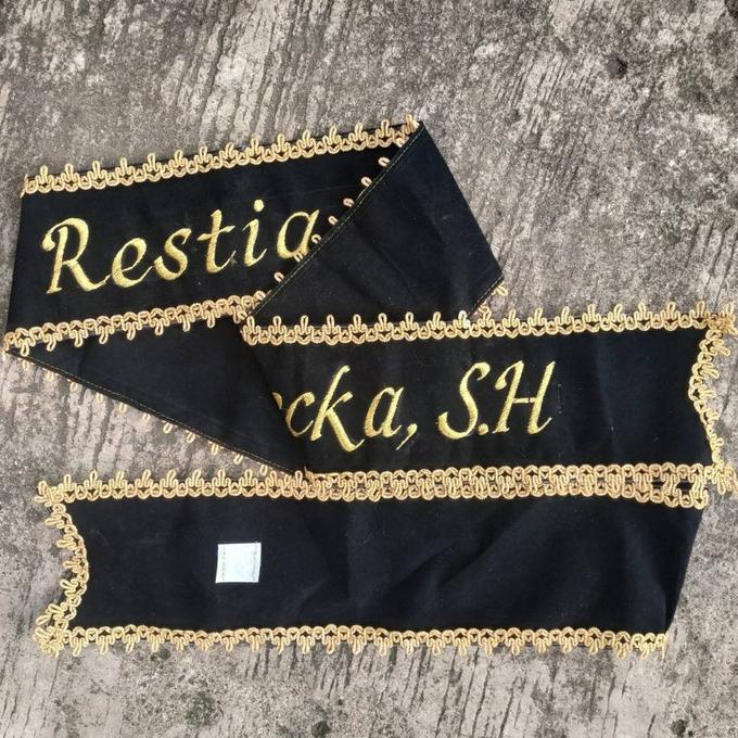 Graduation Sash Sash Thick Velvet Lace Flash One Day | Shopee Philippines