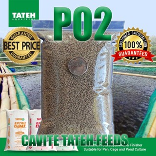 PO2 SINKING PELLET Shrimp and fish food TATEH Aquafeeds 1KG | Shopee ...