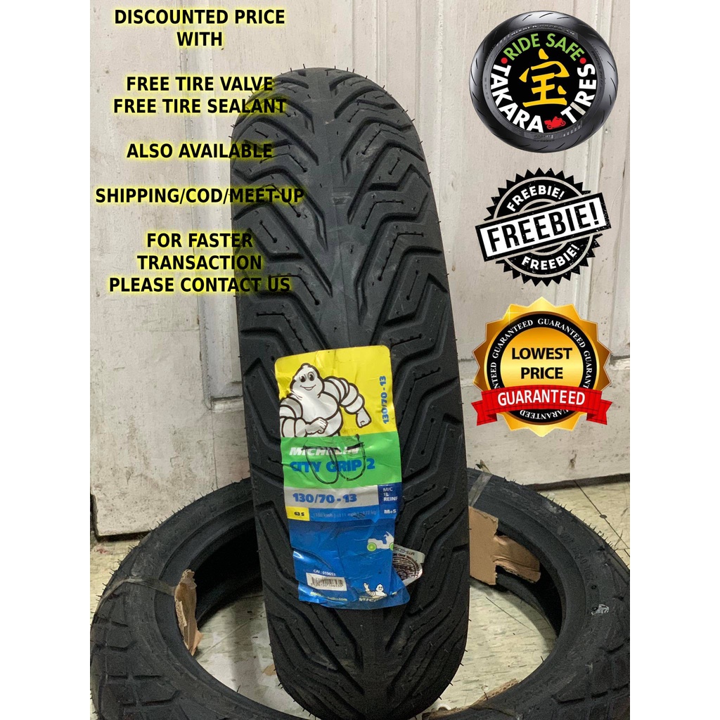 MICHELIN TIRE City Grip 2 Tubeless 12",13", 14" by TAKARA (FREE TIRES ...