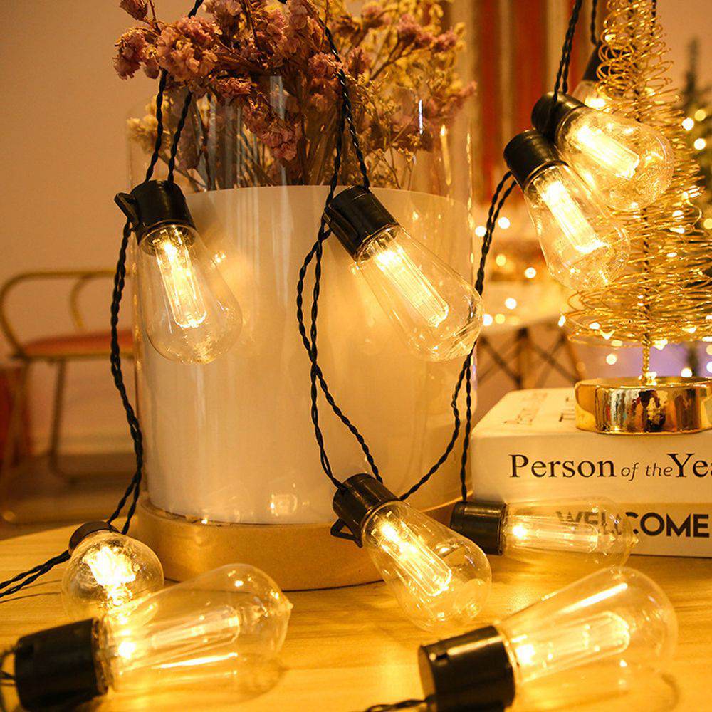 20/30 Fairy Light LED Bulb String Lights Outdoor Waterproof Patio ...