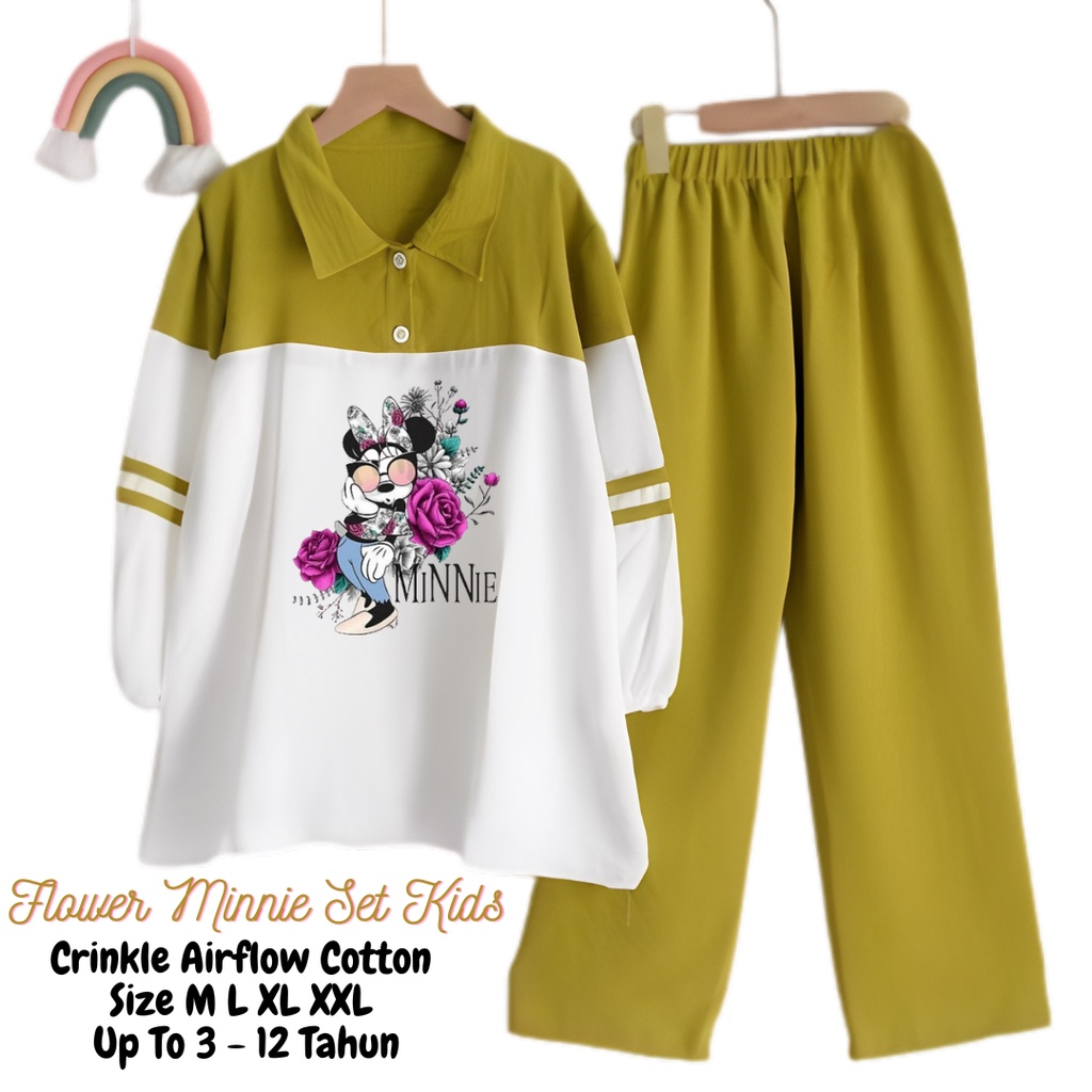 Girls Suits Contemporary Viral Flower Minnie SET/MORLIN SET KIDS ...