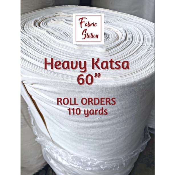 Heavy Katsa / Cacha / Catsa 58"/60" ROLL Fabric for Light Tote Bags ...