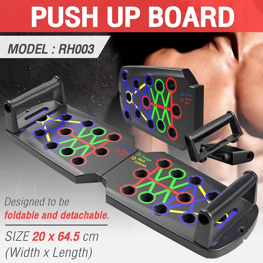 Bettergrowph Multifunction Foldable Push-Up Board Fitness Equipment ...