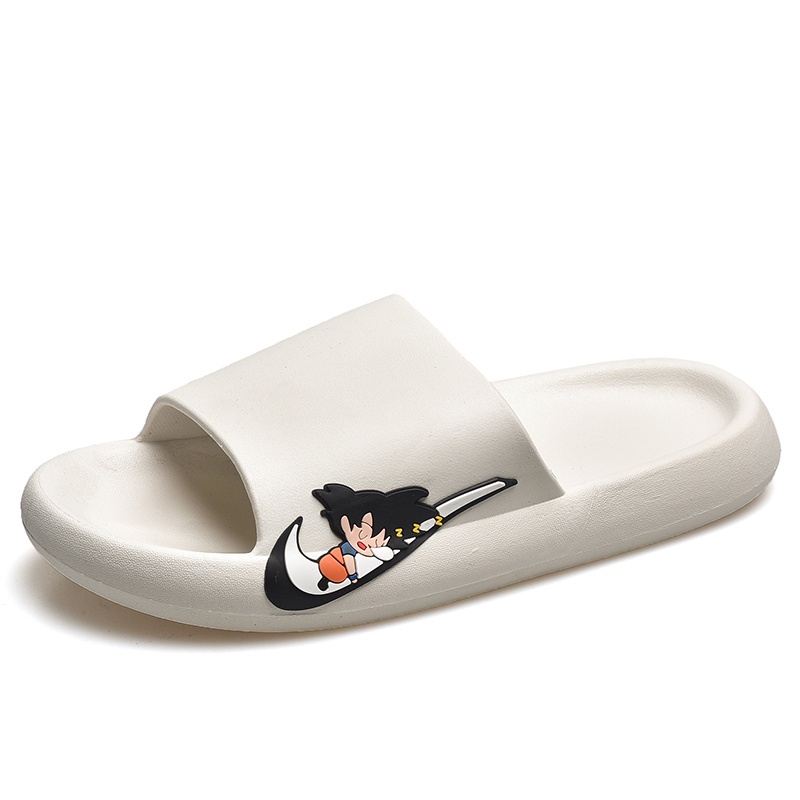 JYC. Men's Son-Go-Ku Anime Rubber Sandals THICK Sole Slides #ZZ165 ...