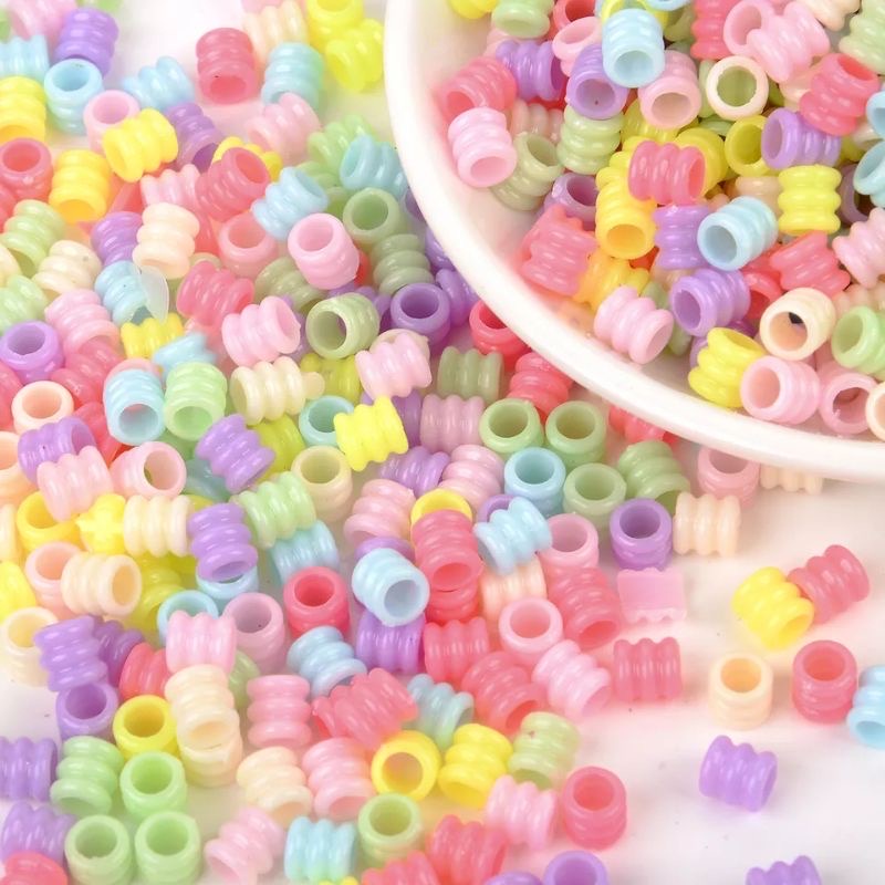 Opaque Pastel Mix Color Spiral Tube Beads (@10pcs) | Shopee Philippines