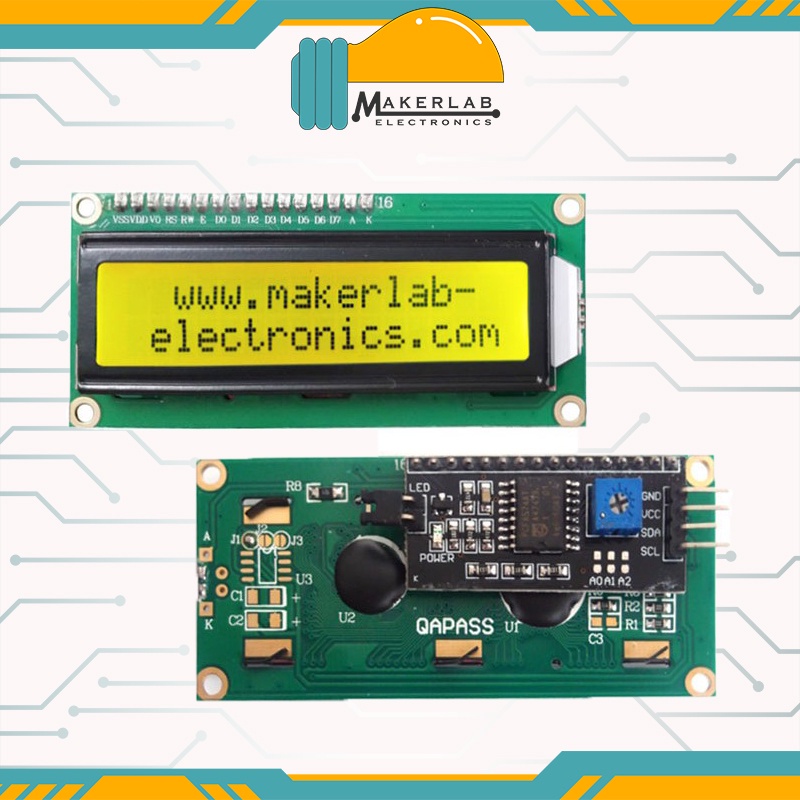 1602 16x2 Character LCD Module Display HD44780 with I2C | Shopee ...
