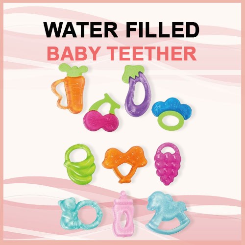 Momeasy Water Filled Baby Teether Healthy Teething BPA Free Babies Safe ...