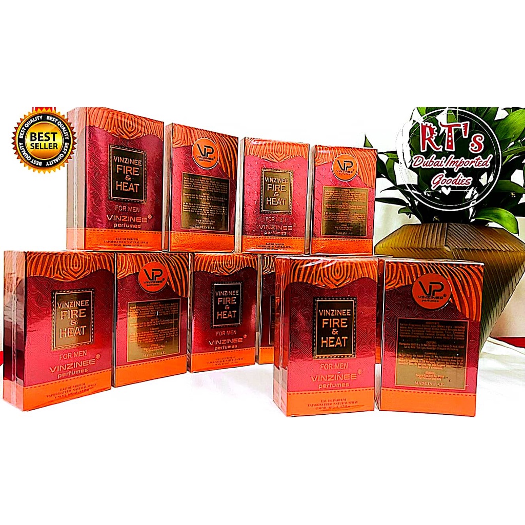 Vinzinee Perfume Fire & Heat for Men Eau De Parfum 50ml | Shopee ...