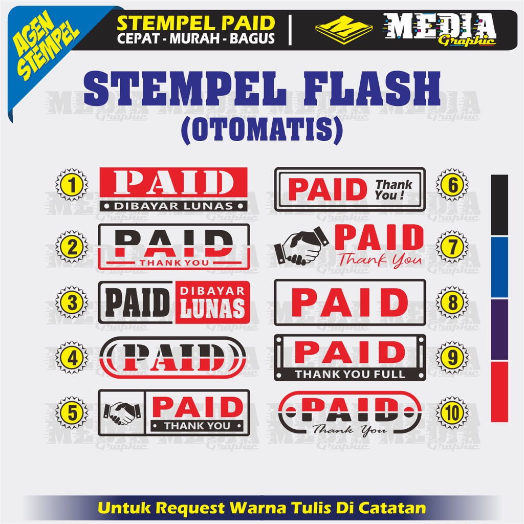 Cap PAID / PAID STAMP / SQUARE SQUARE PAID STAMP / CUSTOM STAMP / STAMP ...