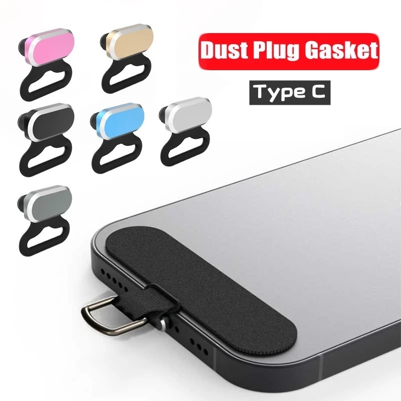 Universal Mobile Phone Dust Plug with Patch / Alloy Silicone Type C ...