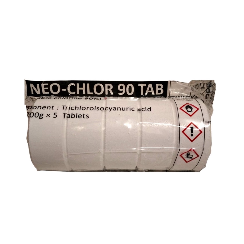 NEO CHLOR TCCA 90 CHLORINE TABLET & DISPENSER (100 % JAPAN NOT CHINA ...