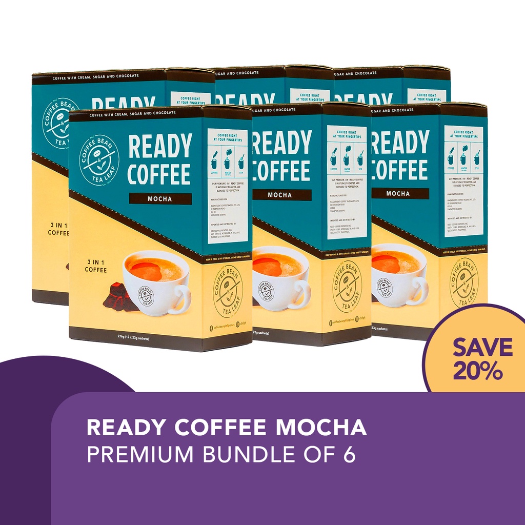 The Coffee Bean & Tea Leaf® Ready Coffee 3in1 Mocha Bundle of 6 | Shopee Philippines