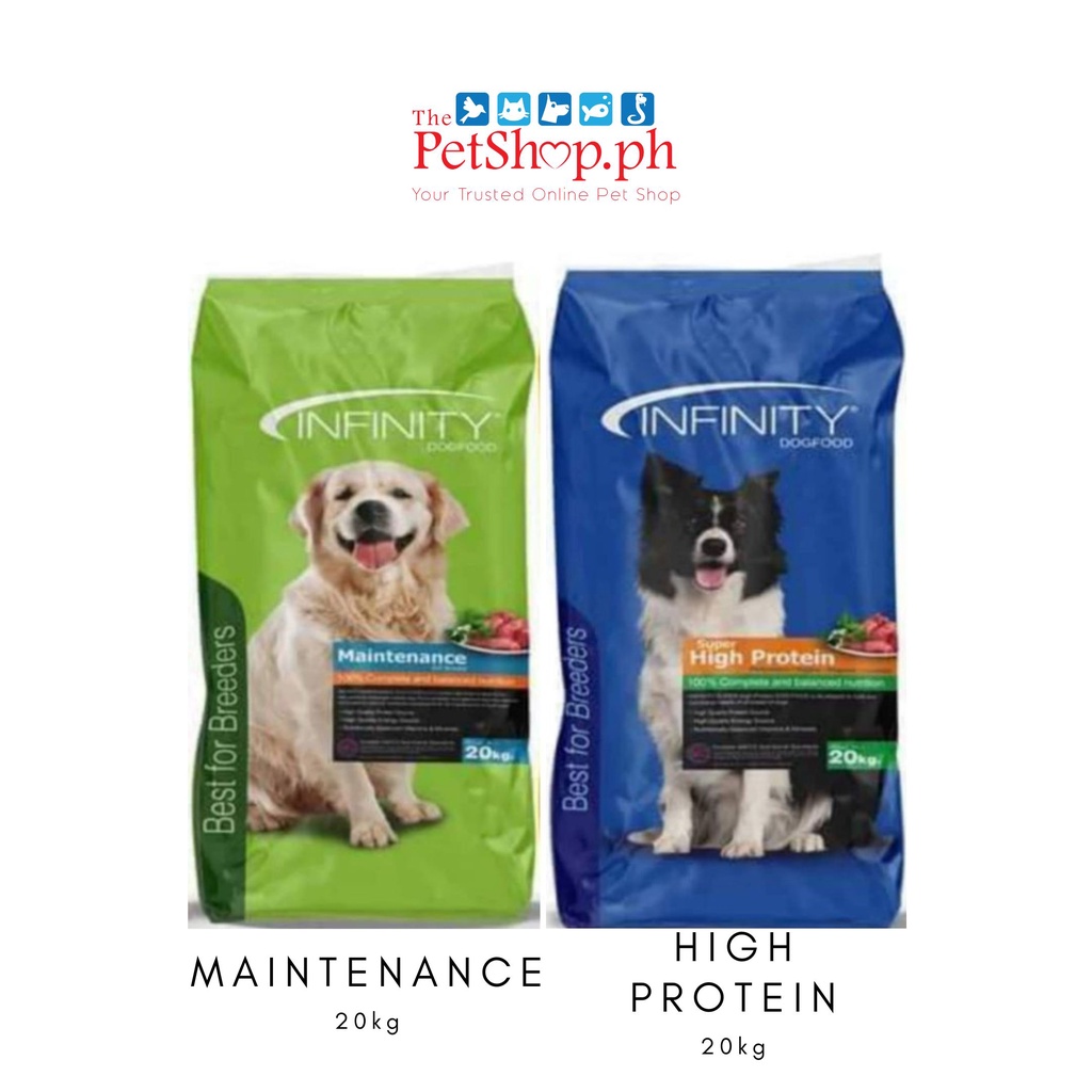 Infinity Dry Dog Food 20kg | Shopee Philippines