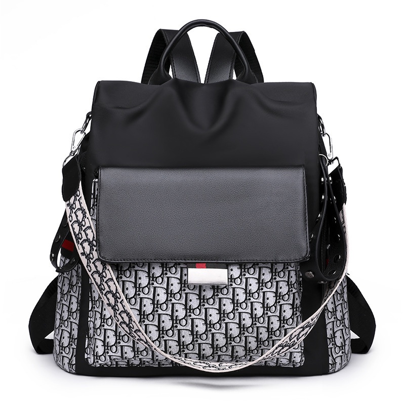 Fashion simple temperament leisure bag commuting backpack travel bag ...