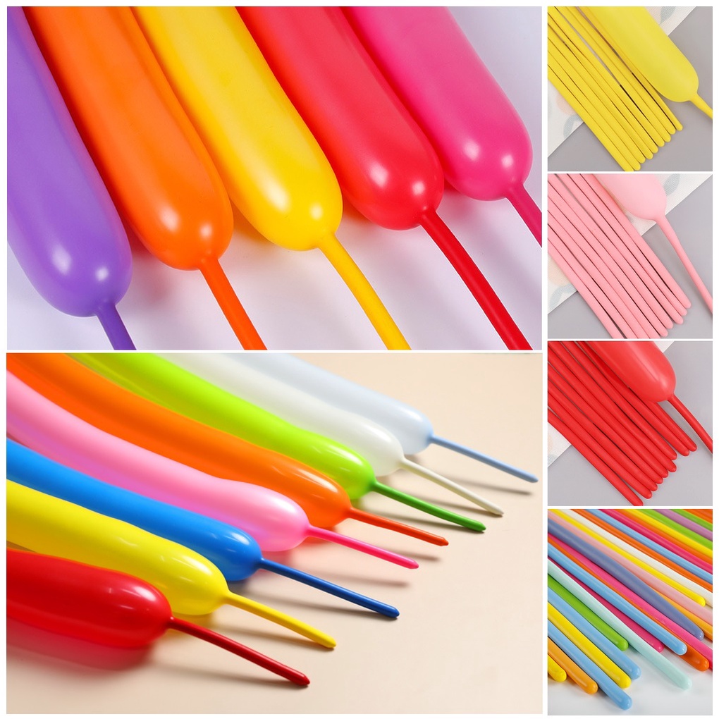 50PCS Long Balloons Twisting Balloon Birthday Wedding Anniversary Party ...
