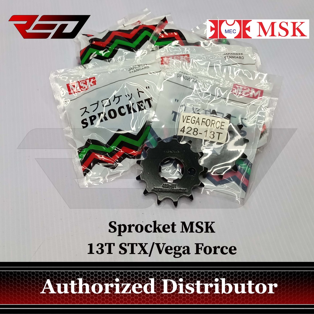 Engine Sprocket MSK Fury / GS125 / STX / CG125 / Raider / XRM / TMX ...