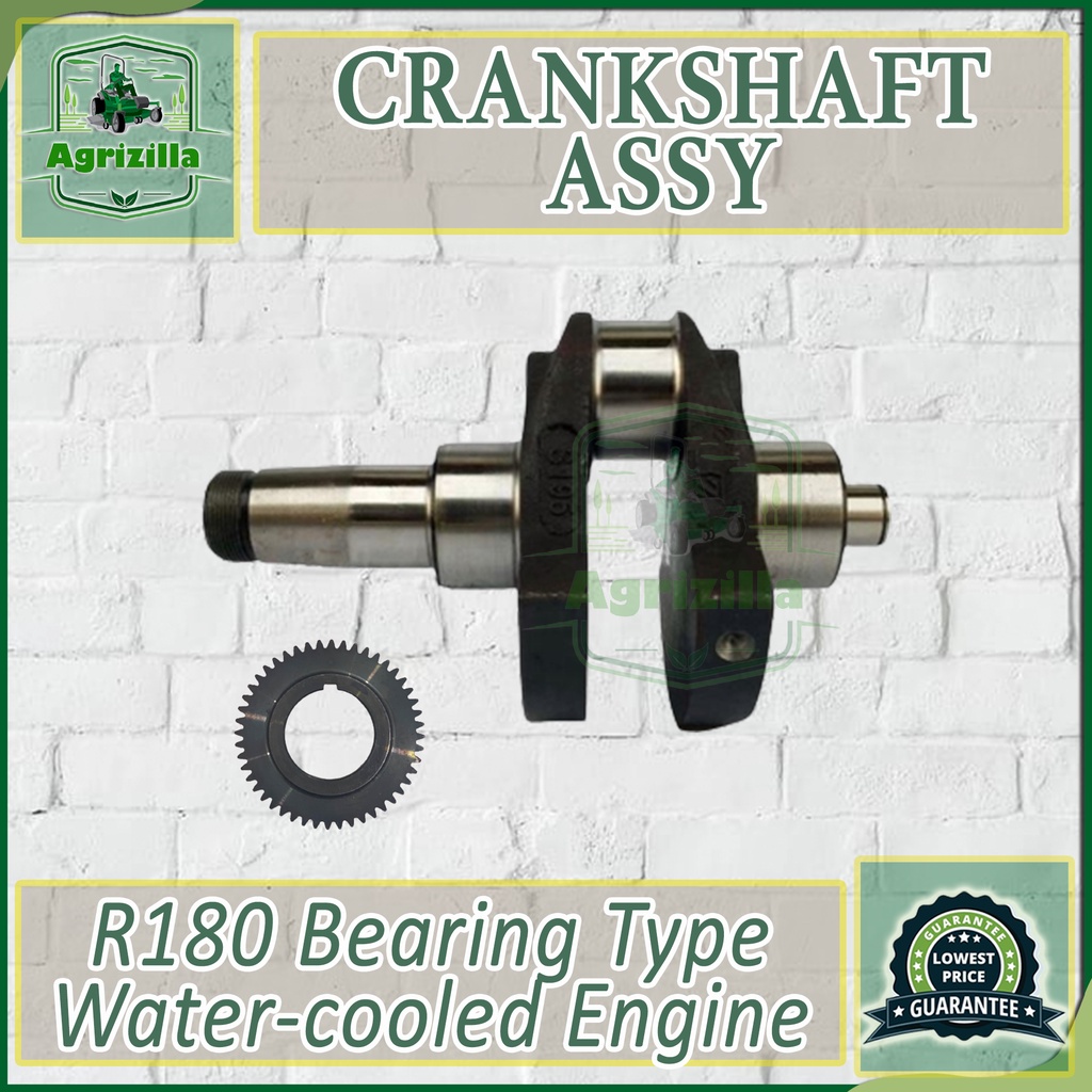 Crankshaft Assy Bearing Type R180 Water Cooled Diesel Engine | Shopee ...