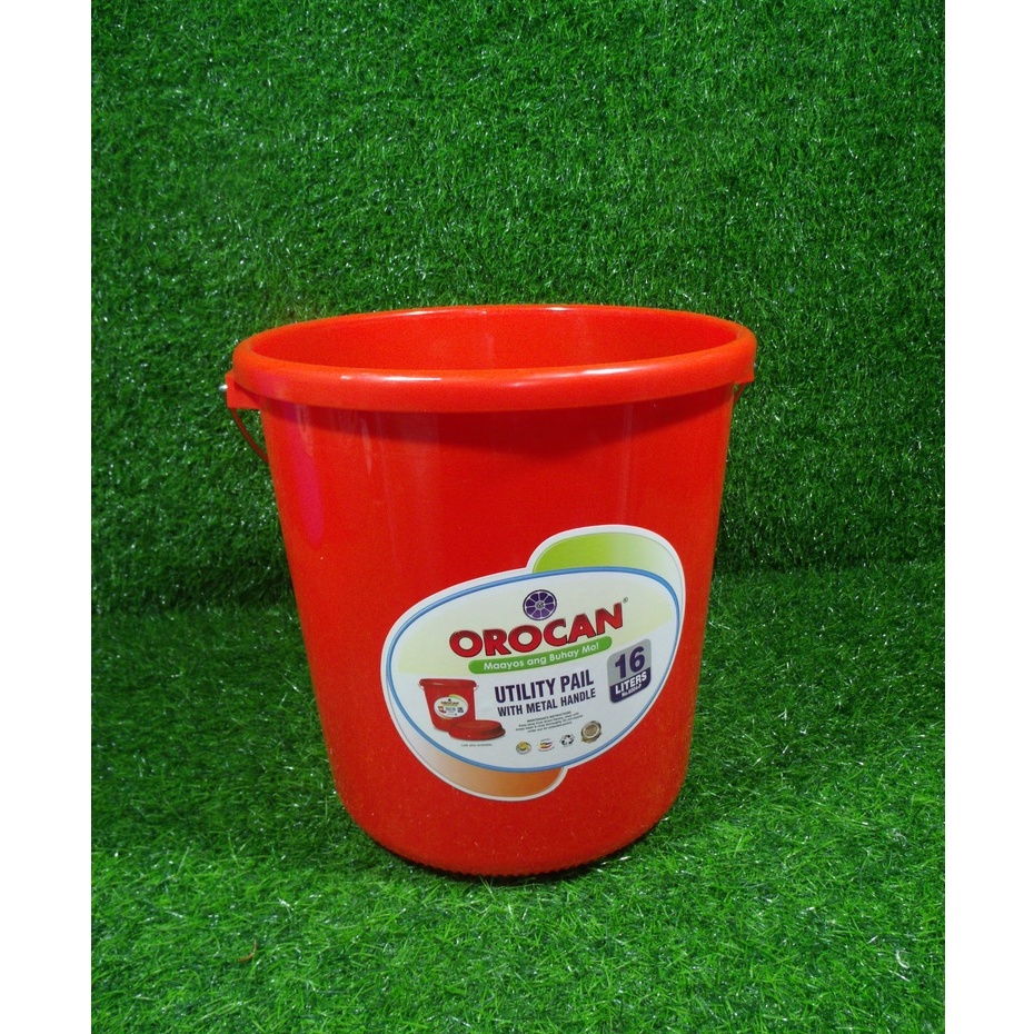 Orocan Pail with stainless steel handle timba 16 Liters (no choosing ...