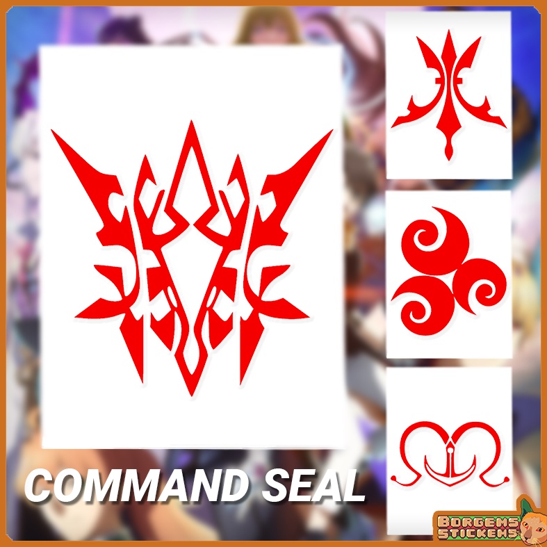 [DECAL] FGO Luvia, Leo, RanRu, Jester Karture Command Seal VINYL ...