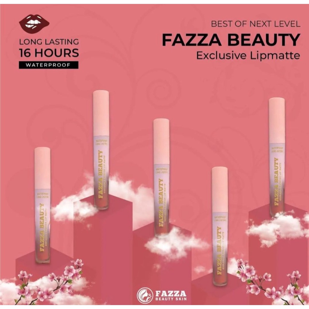 Fazza Beauty Skin Complete Package Lipmatte/Fazza Beauty Exclusive Fashion Lipmatte | Shopee ...