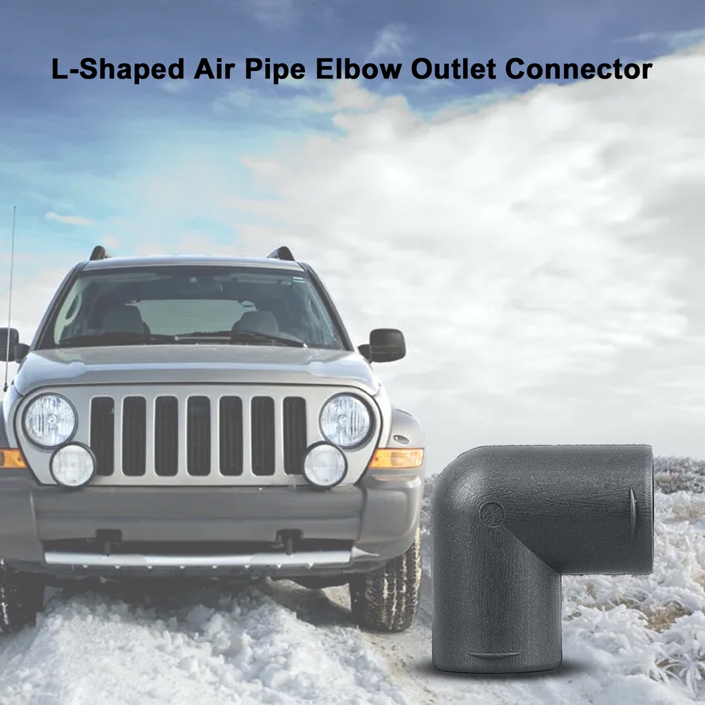 Air Duct Pipe Outlet Connector 1.8/3/3.5inch L Shape Air Ducting Elbow ...