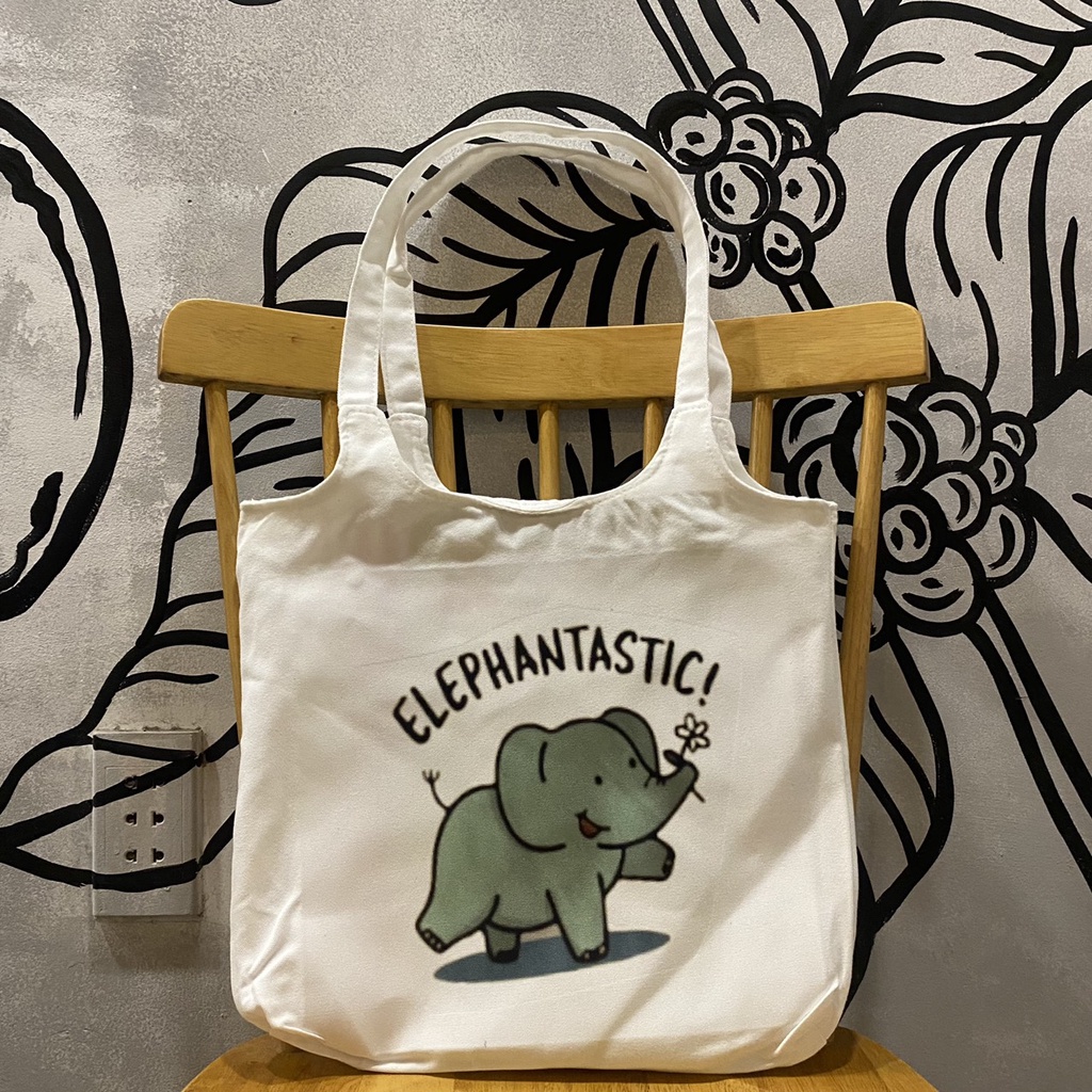 POLI Tote bag, high quality 100% poly canvas, ulzzang fashion style ...