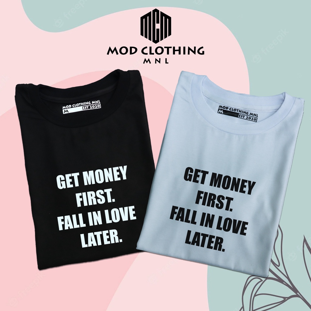GET MONEY FIRST MINIMALIST | modclothingmnl | Shopee Philippines
