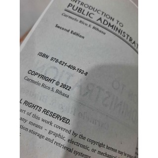 Introduction to Public Administration Bihasa Second edition 2022 ...